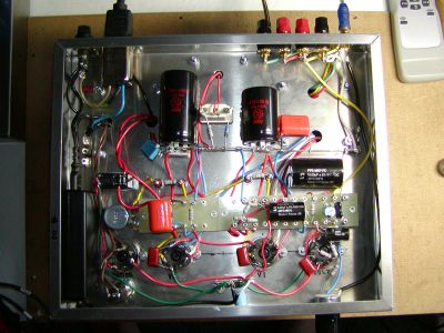 Bottom View - OddWatt KT77 Push-Pull Valve Amplifier - DIY Audio ...
